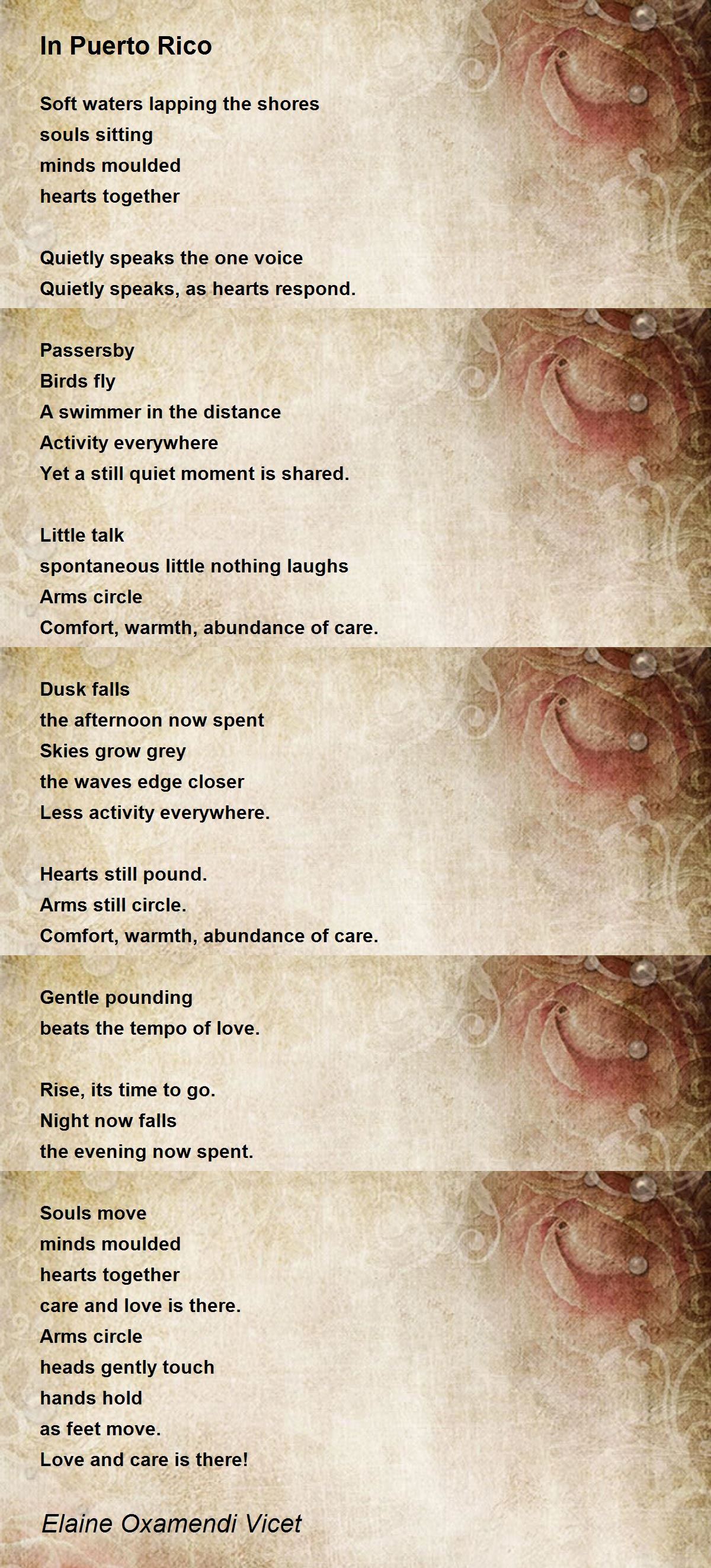 Poems About Puerto Rico at Lawrence Figueroa blog