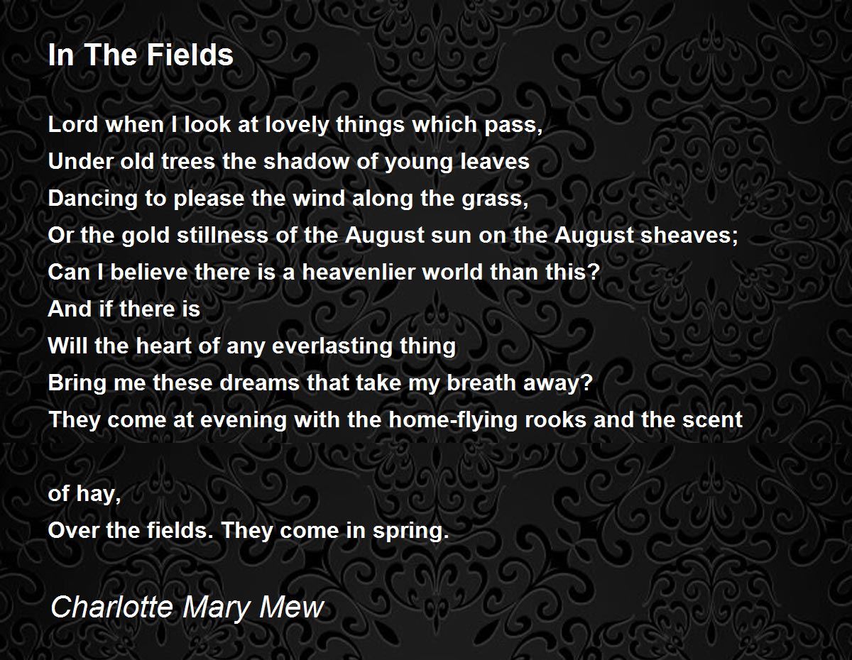 Charlotte Mew Trees Are Down at Daniel Hodges blog