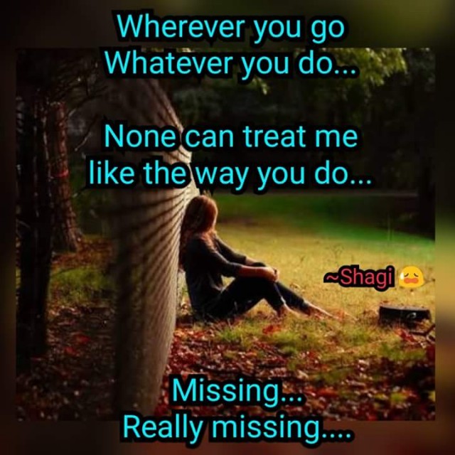Missing Someone Poem