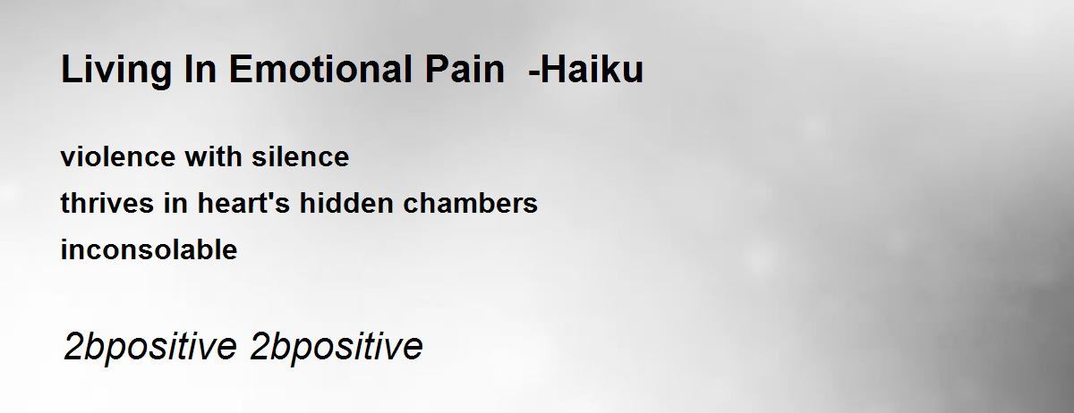 Haiku Poems About Anger