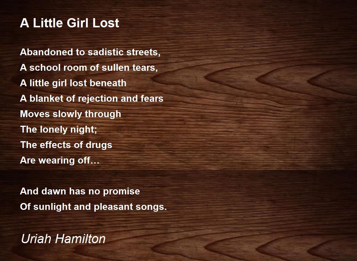 Little Girl Lost Meaning at Milla Hawthorn blog