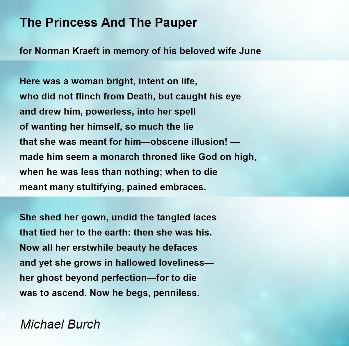 The Princess And The Pauper by Michael Burch - The Princess And The ...