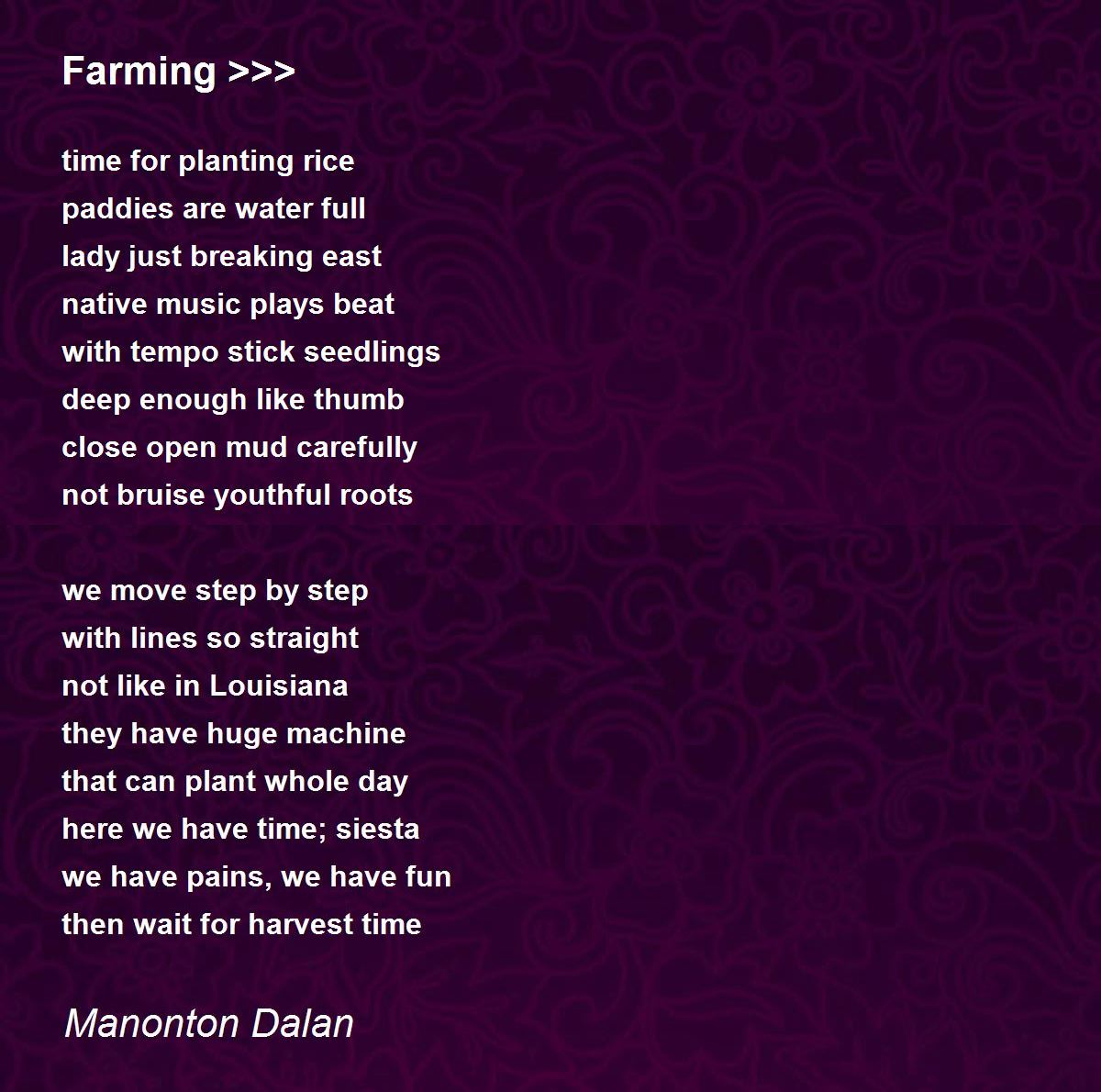 Farming Poems - Poems For Farming - Poem Hunter