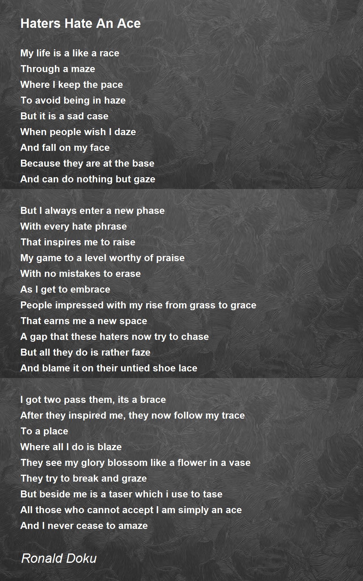 Ace Hood Hater Quotes