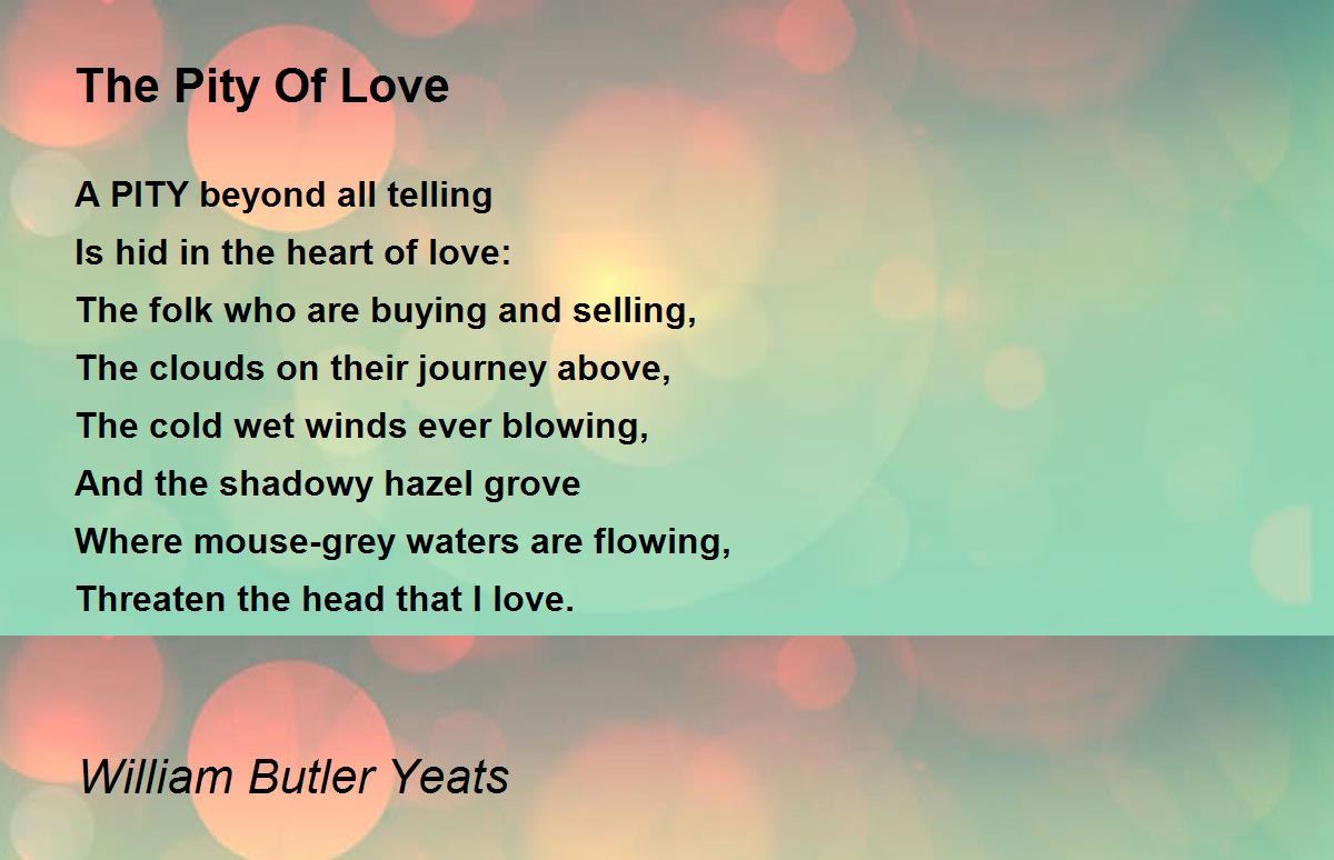 Pity And Love Quotes