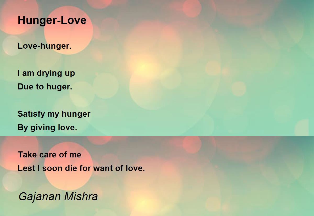 Love And Hunger Quotes