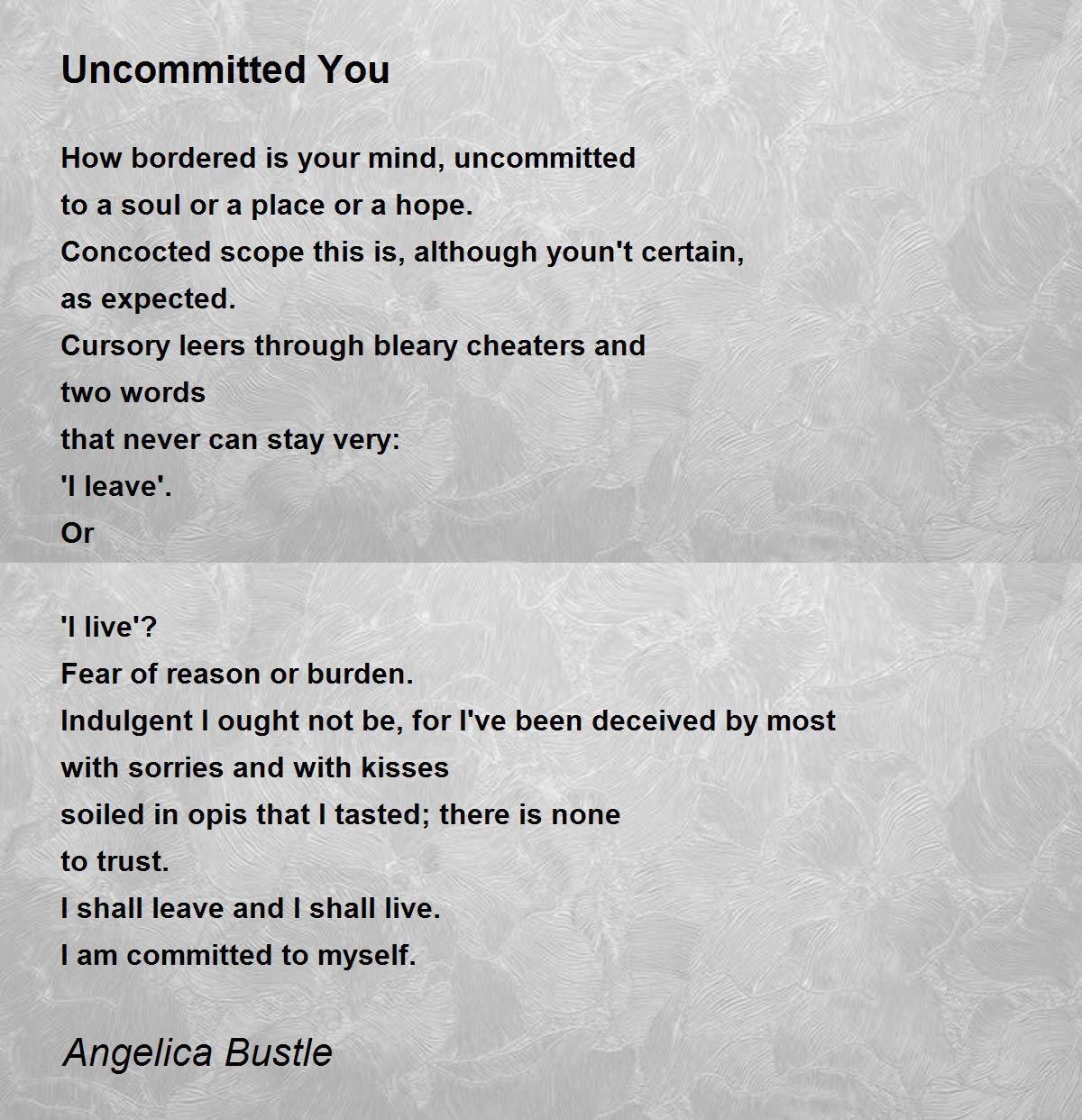 Uncommitted Quotes