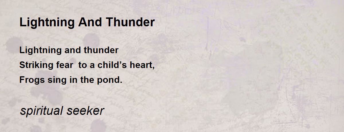 Afraid Of Thunder Quotes 11 Thunder Quotes Ideas | Thunder Quotes,