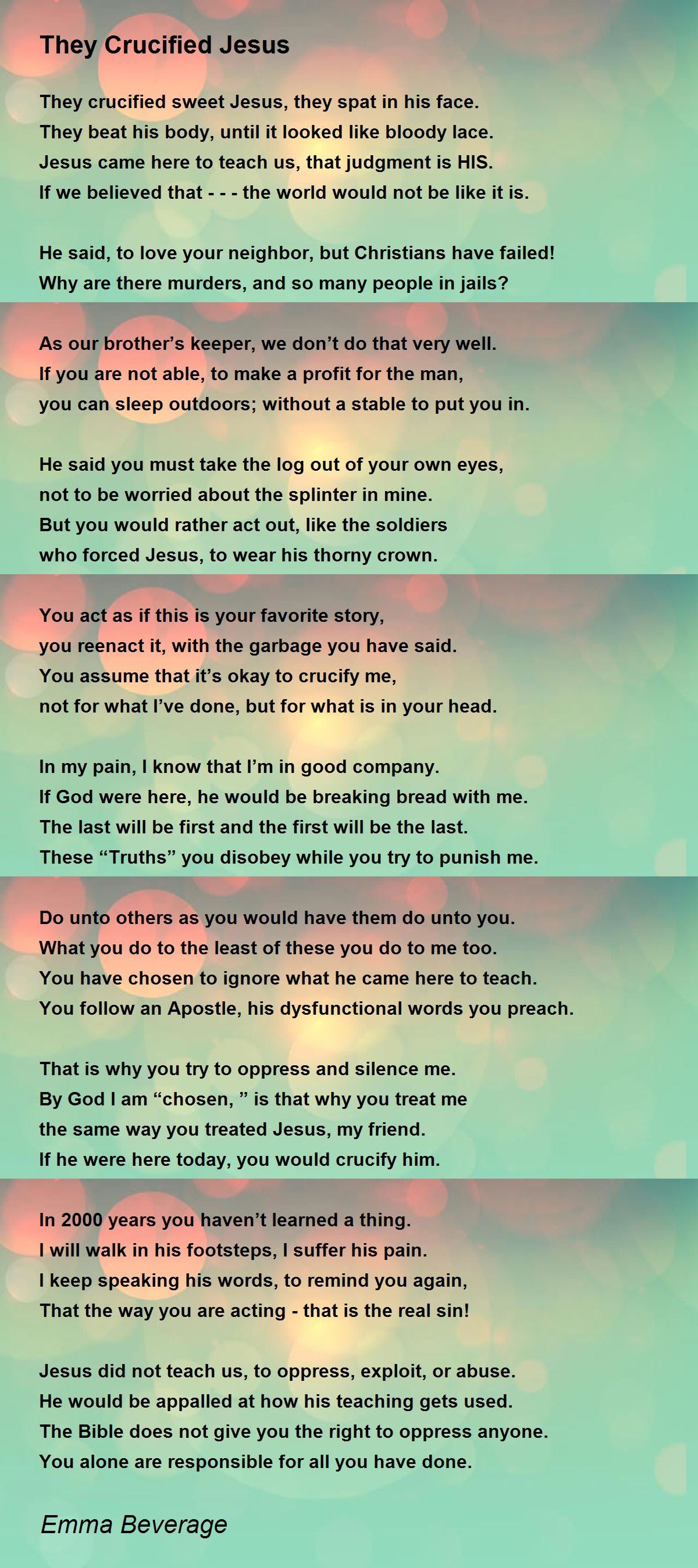 Easter Poems About Jesus Resurrection