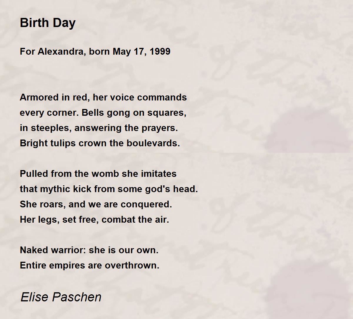 Days Of The Week Birth Poem Days Of The Week Birth Poem