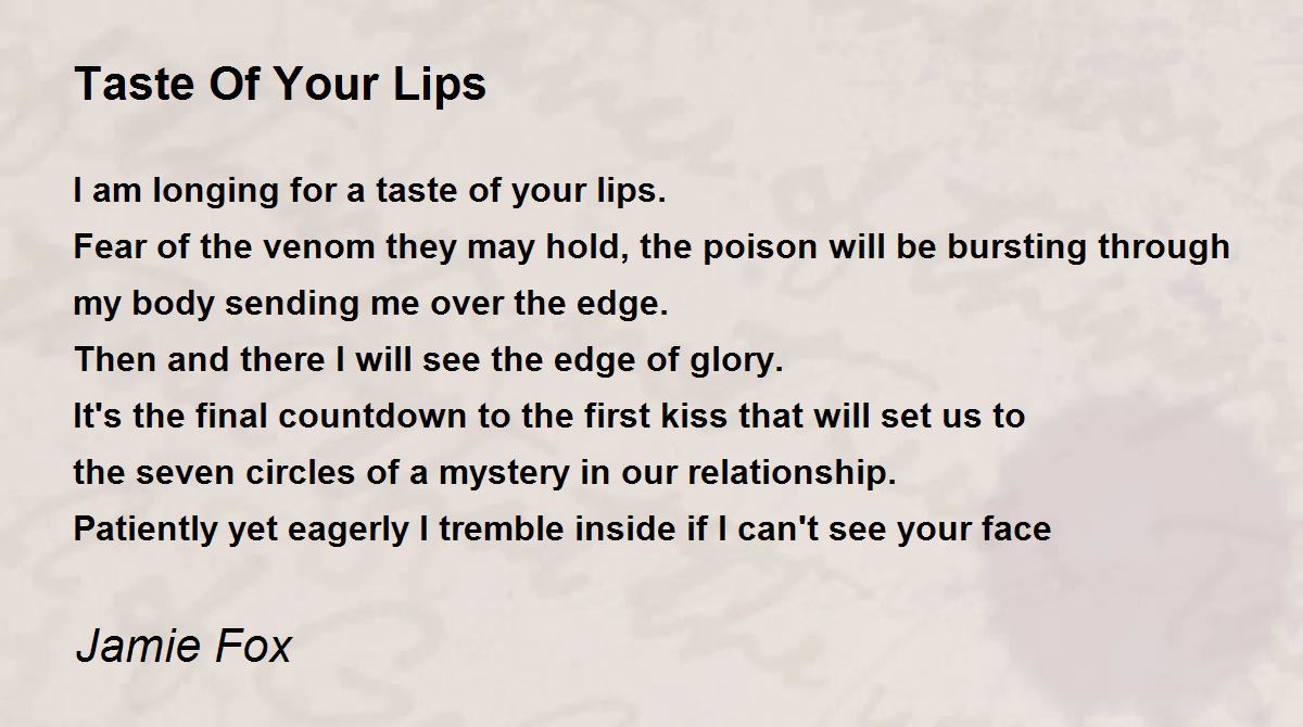 What Is The Taste Of Lips | Lipstutorial.org