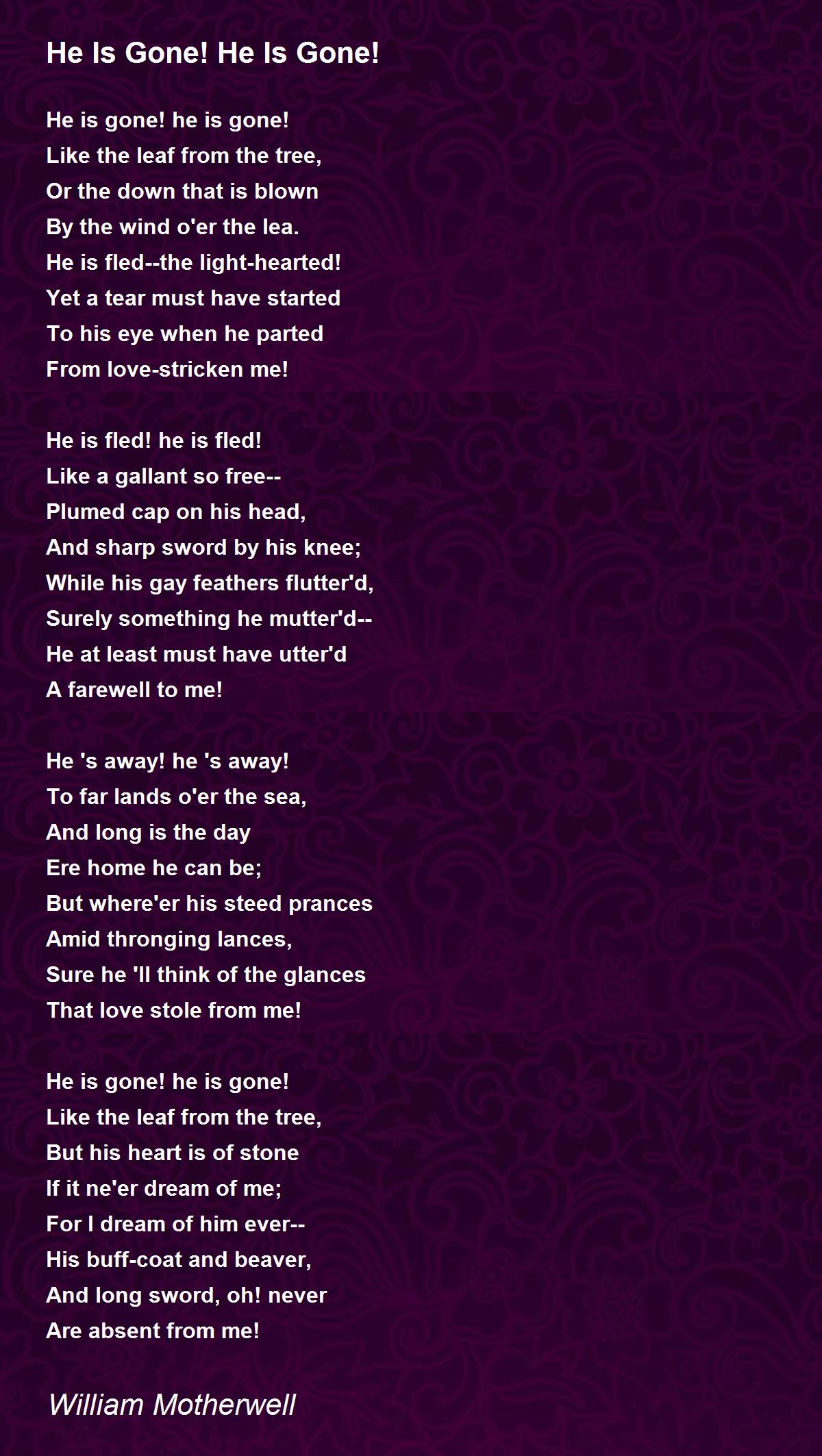 He Is Gone Poem Pdf | Kate Clarkson: Humanist Celebrant » Poems and ...