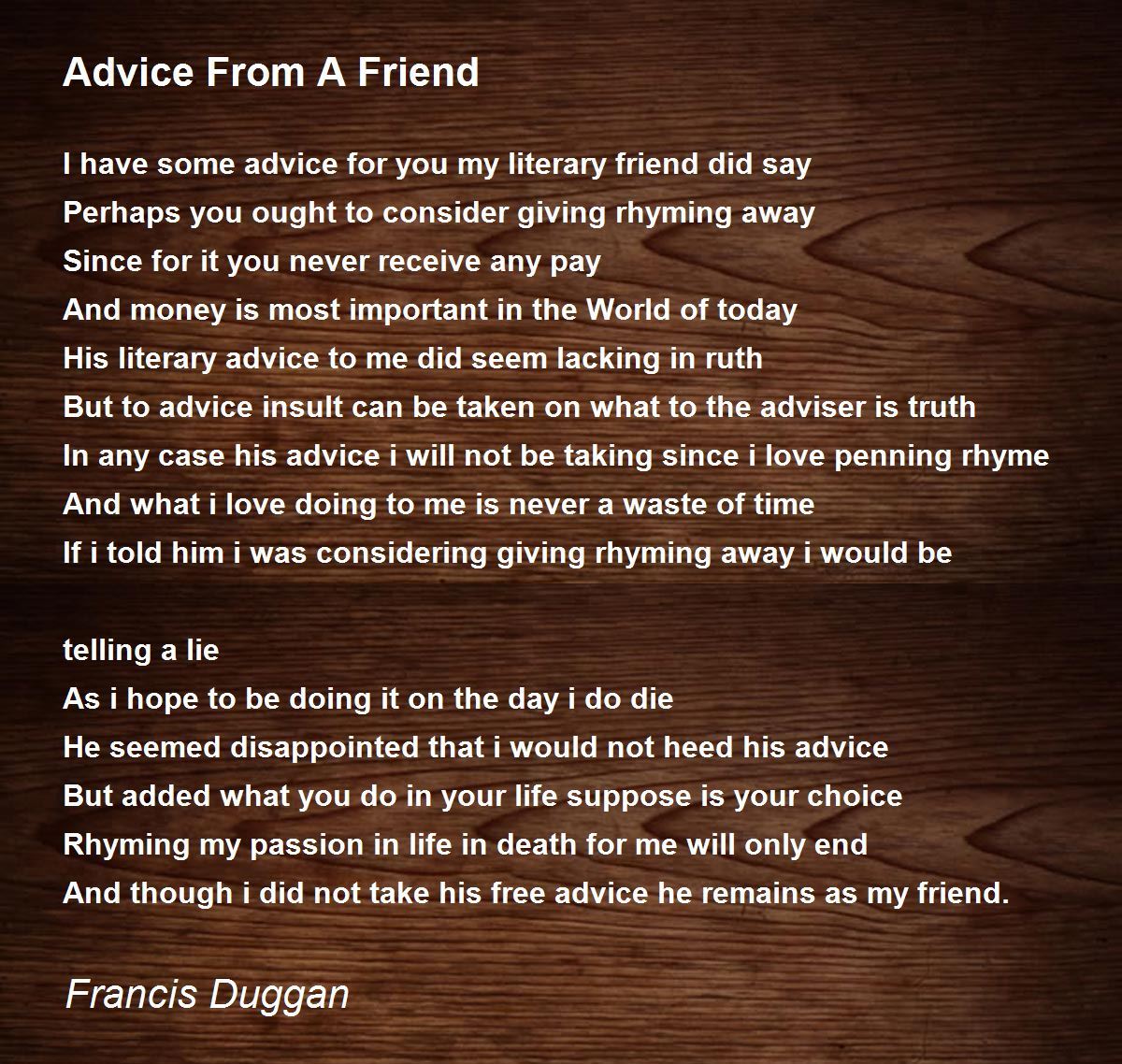 End Rhyme Poems About Life | Sitedoct.org