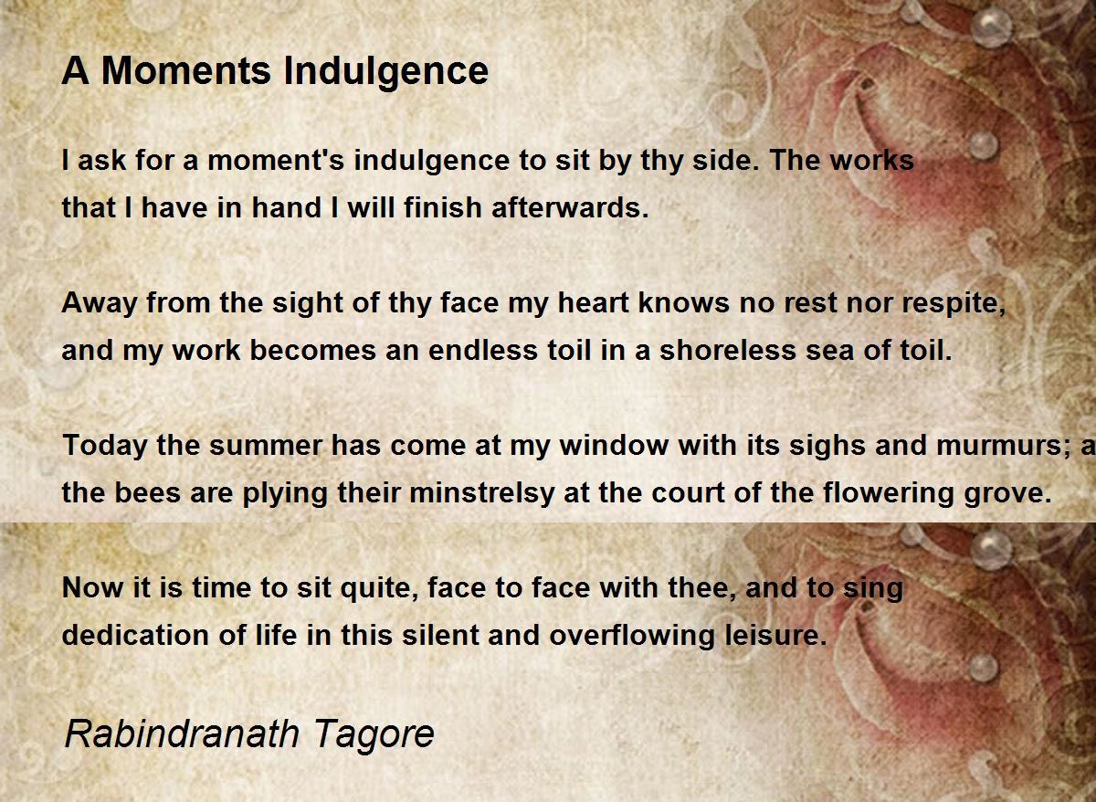 A Moments Indulgence