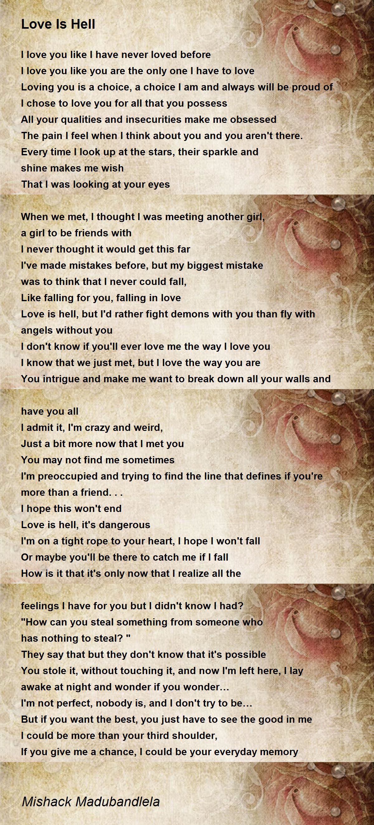 Go To Hell Love Quotes