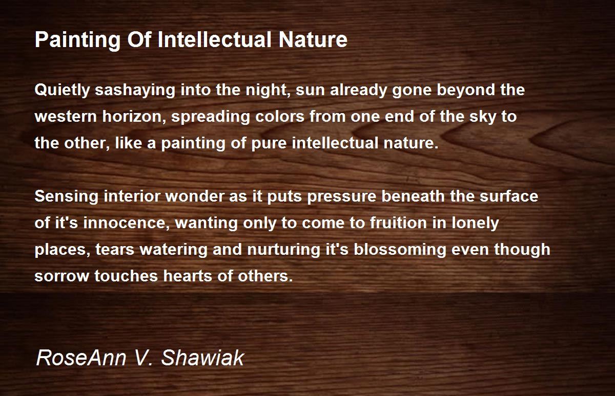 Intellectual Poetry Quotes