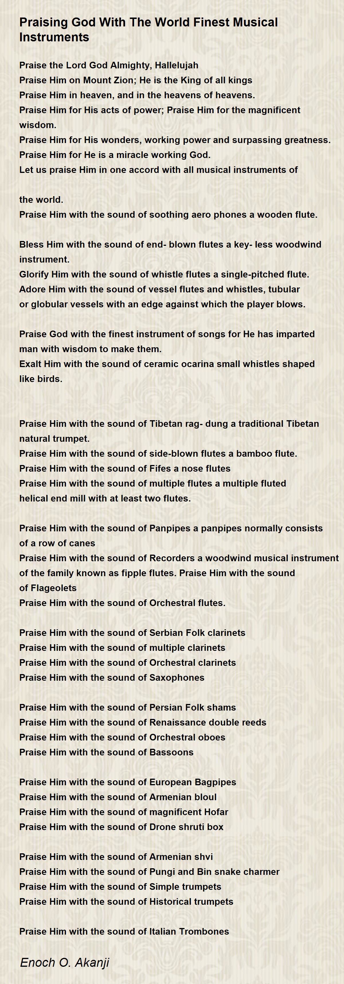 God Instrument Quotes