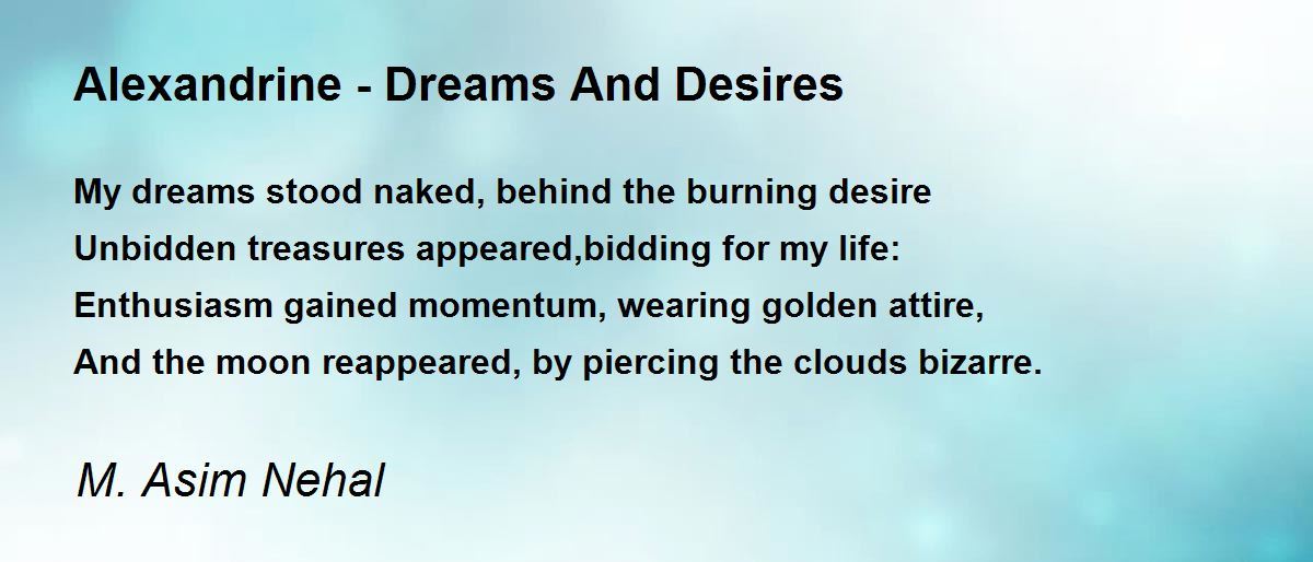 Alexandrine Poetry