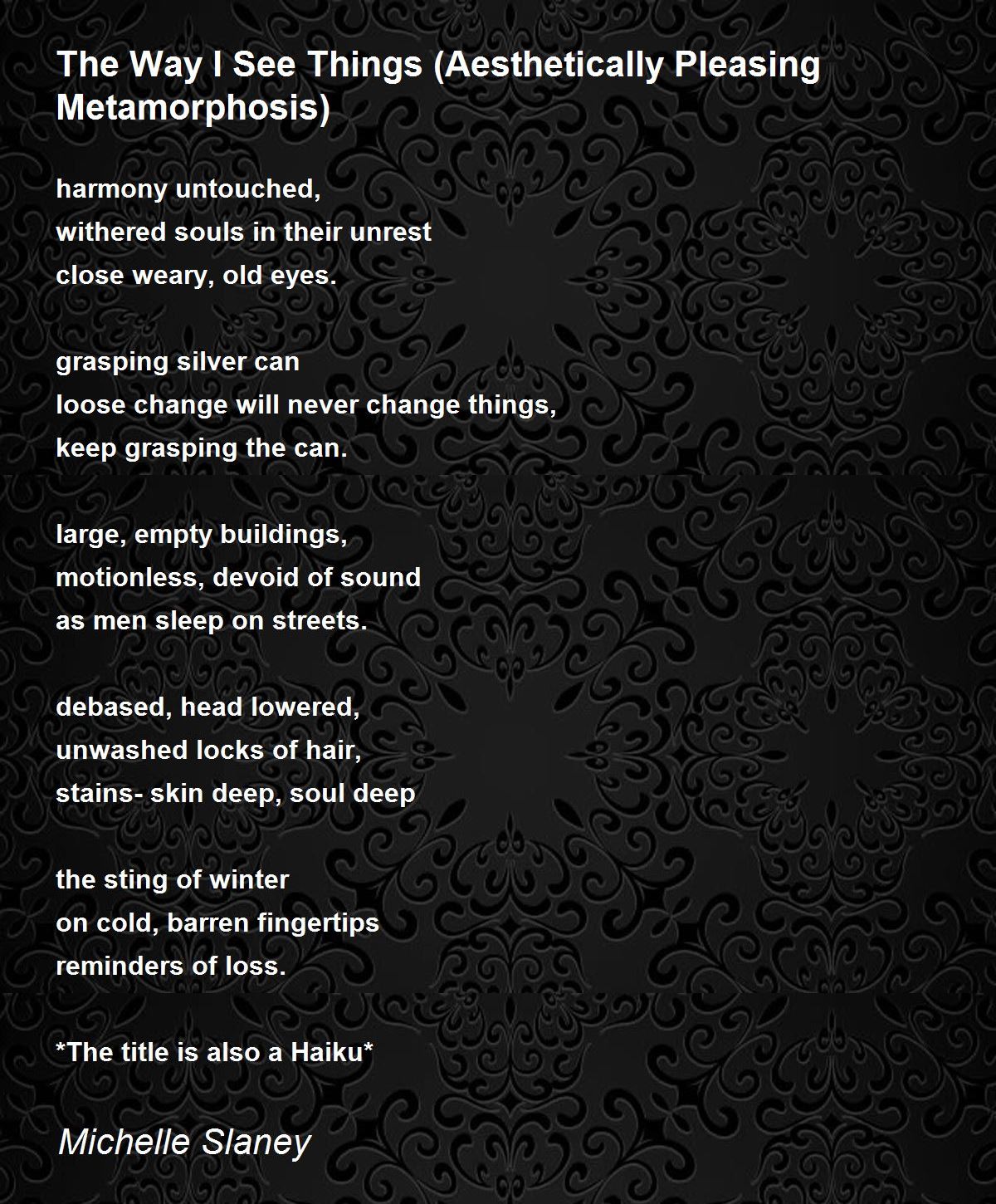 The Way I See Things (Aesthetically Pleasing Metamorphosis) - The Way I ...