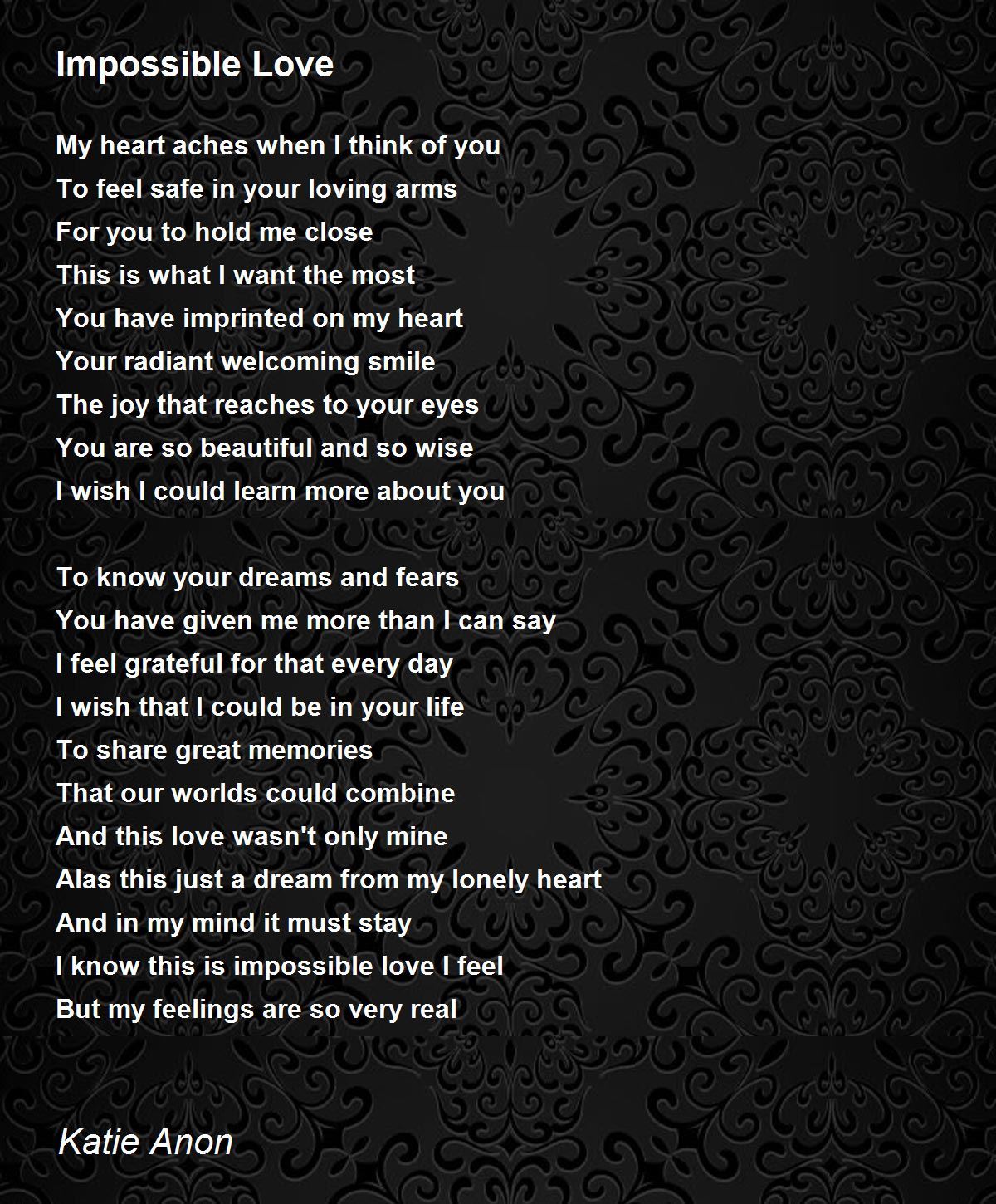 Impossible Love Lyrics