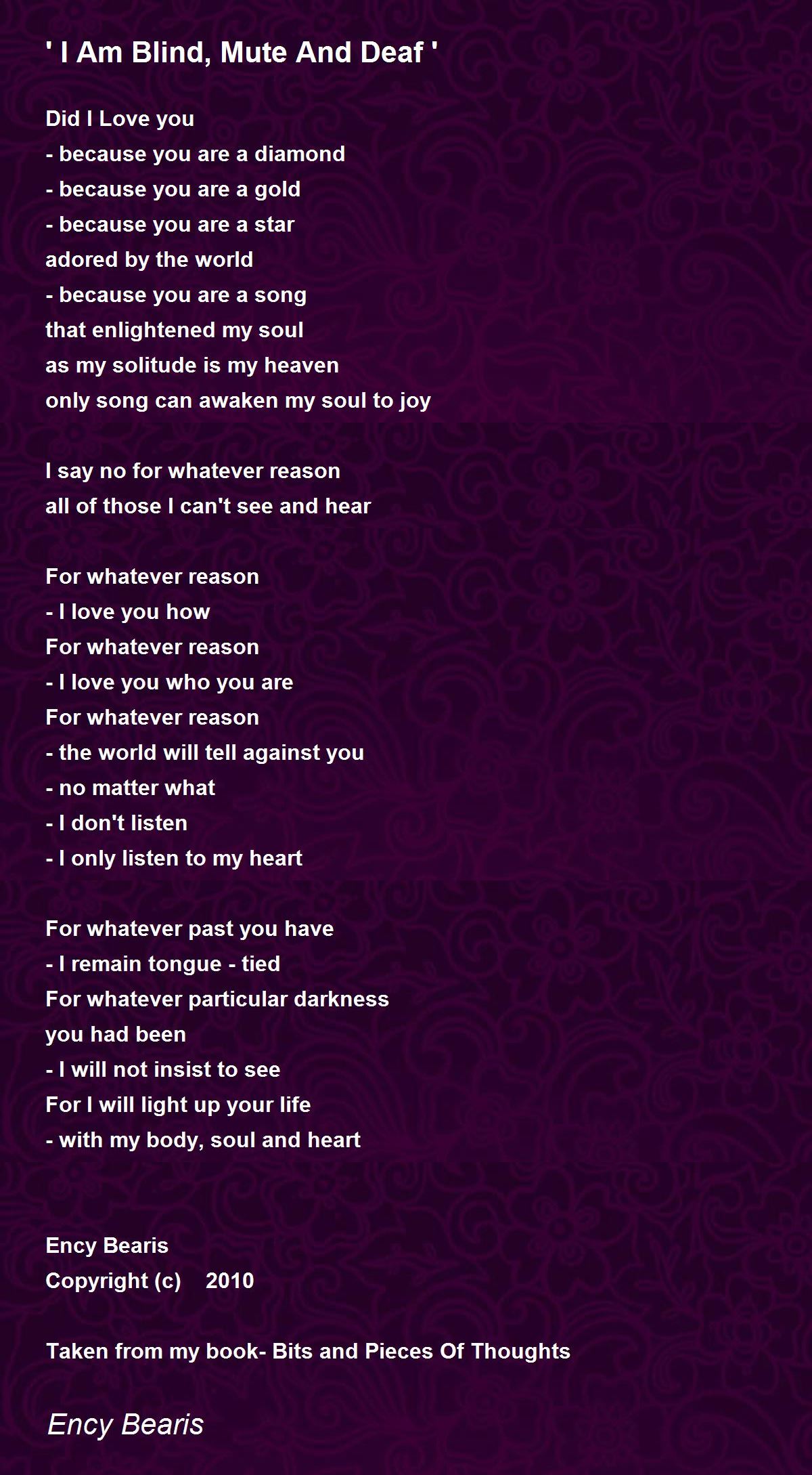 What Are Mutes In Poetry at Faith Fussell blog