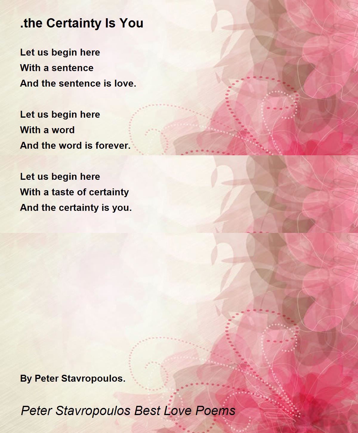 Certainty Love Quotes