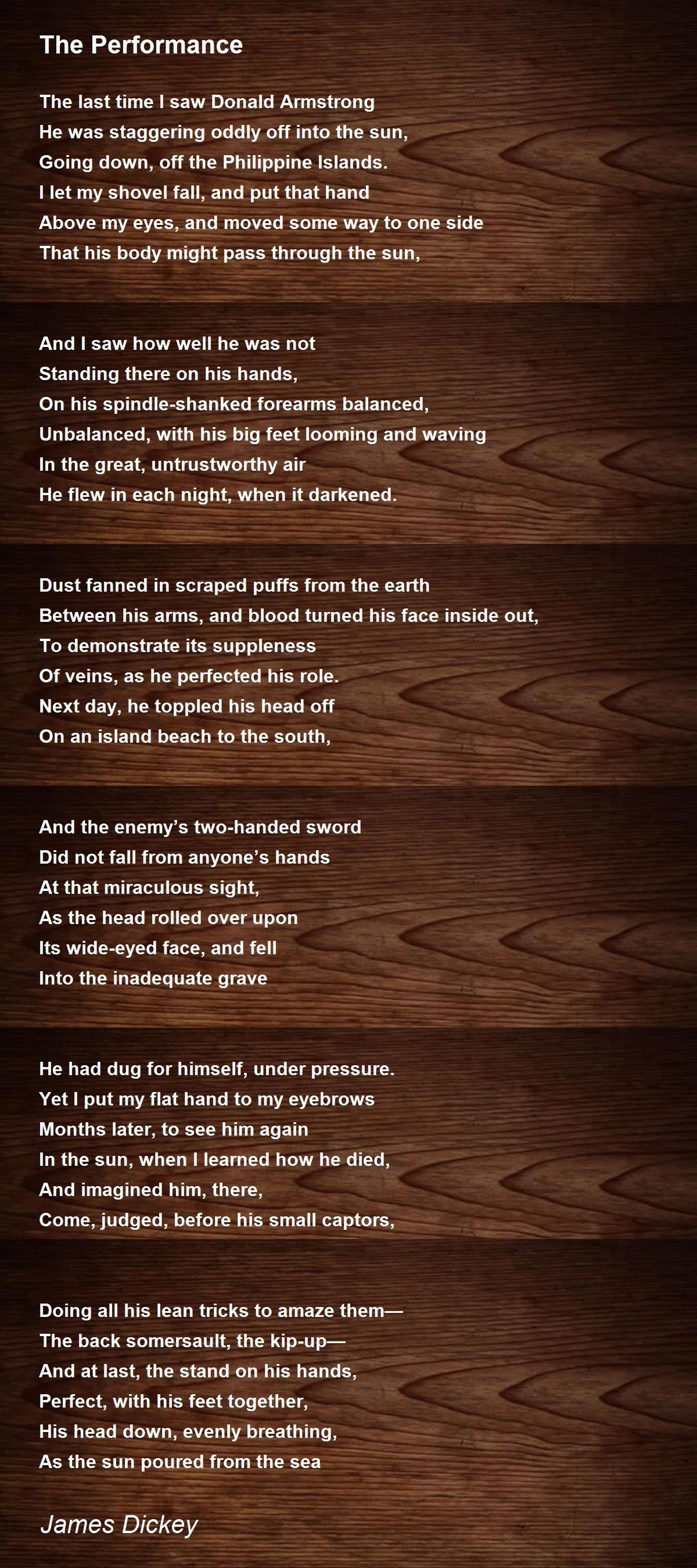 Performance Poetry Quotes