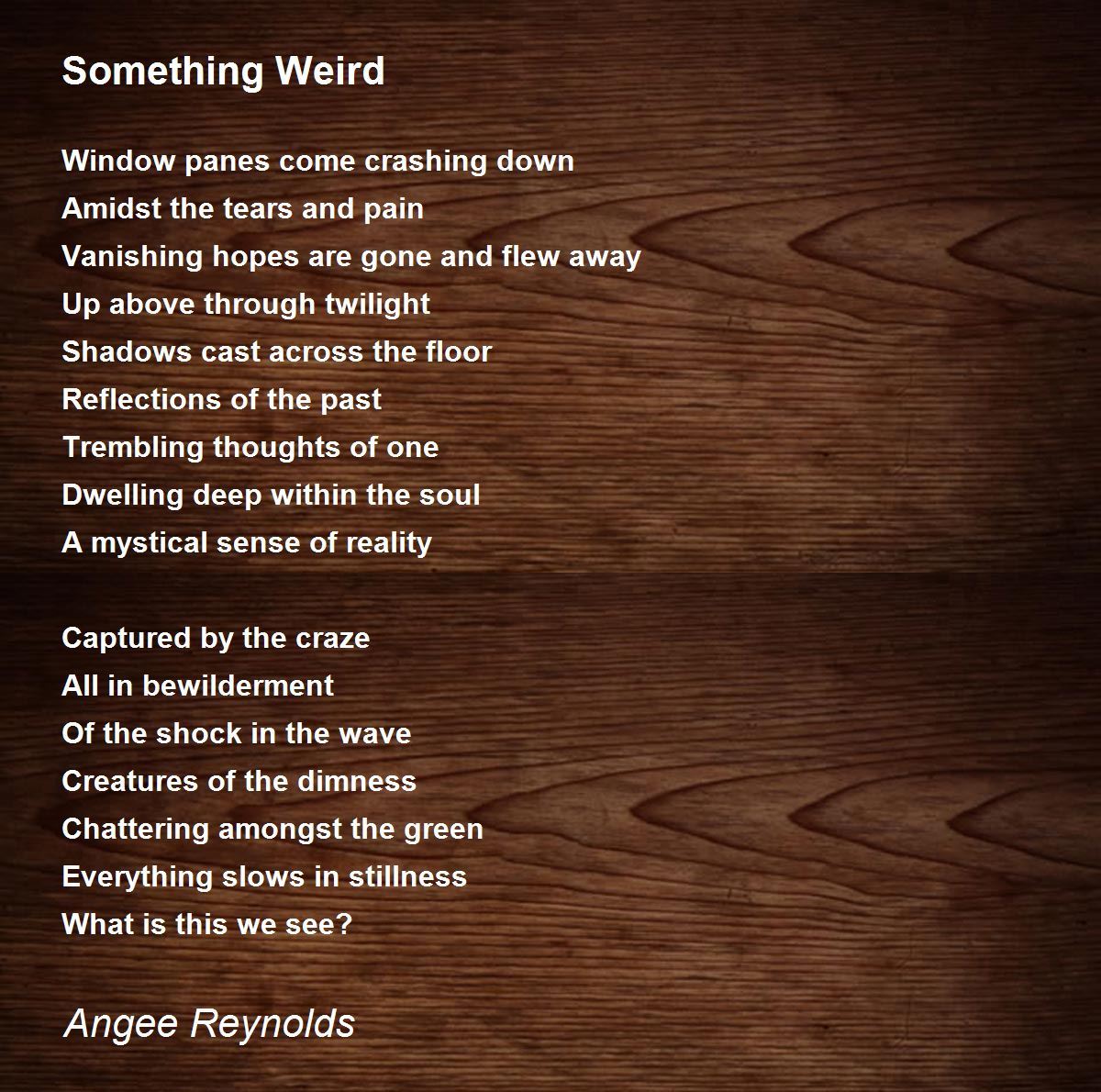 Weird Poems Quotes