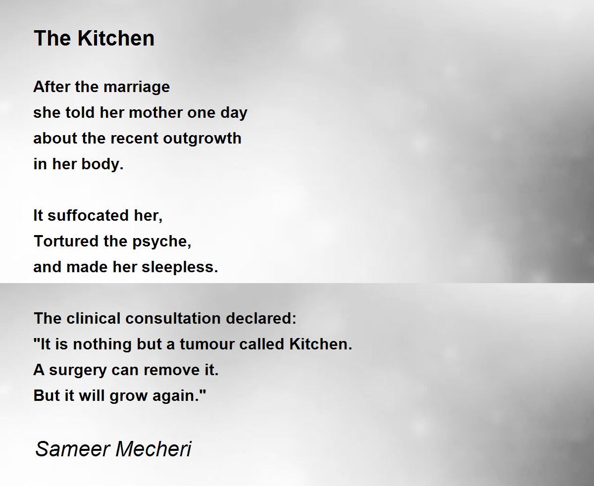 Poem About The Kitchen