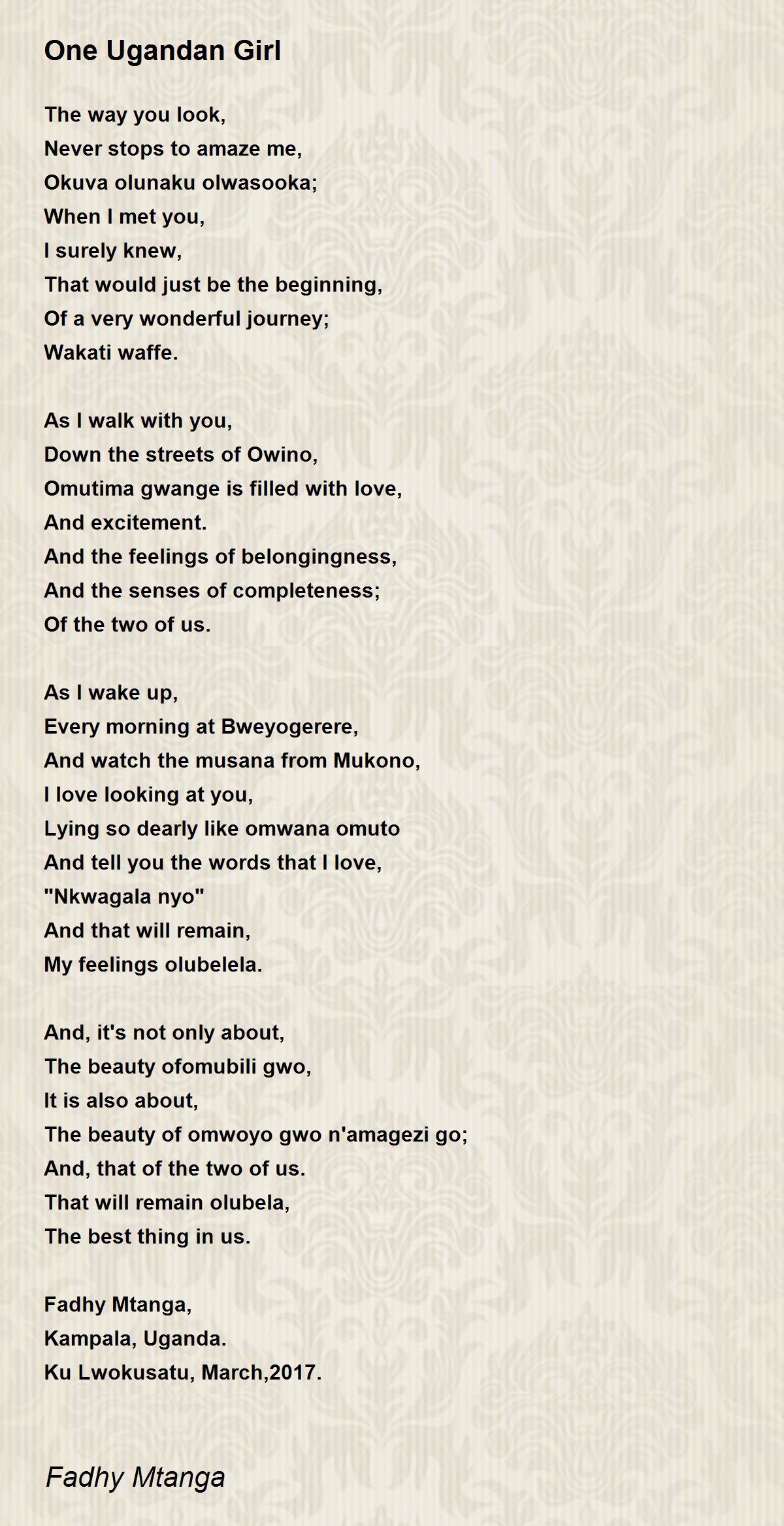 Ugandan Love Quotes