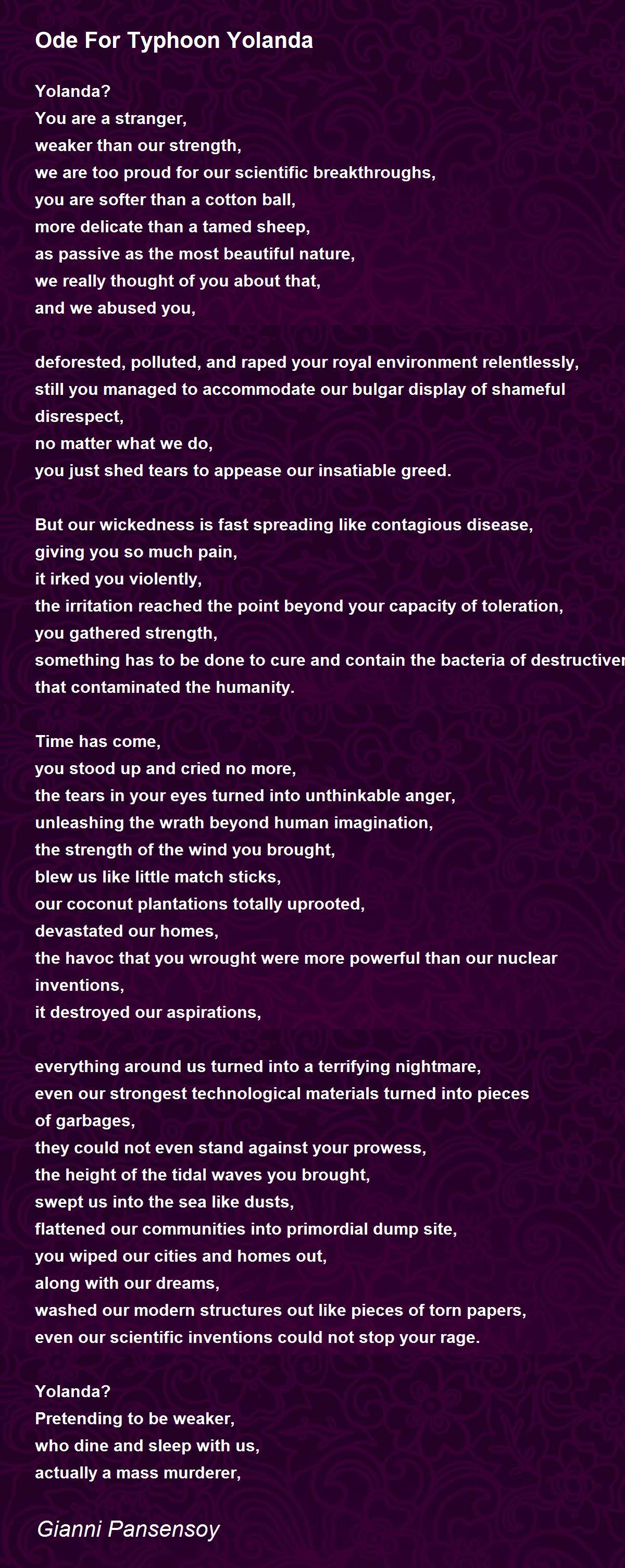 Remembering Typhoon Yolanda Quotes