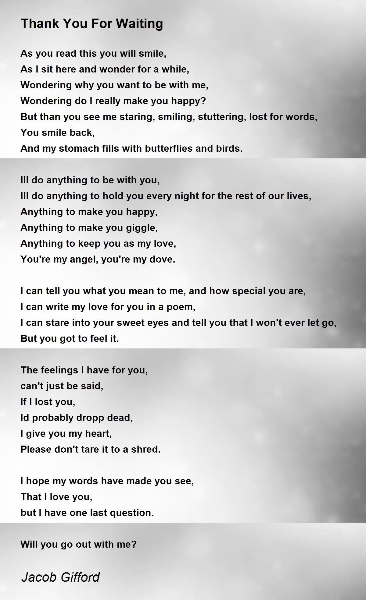 Thank You For Waiting Quotes