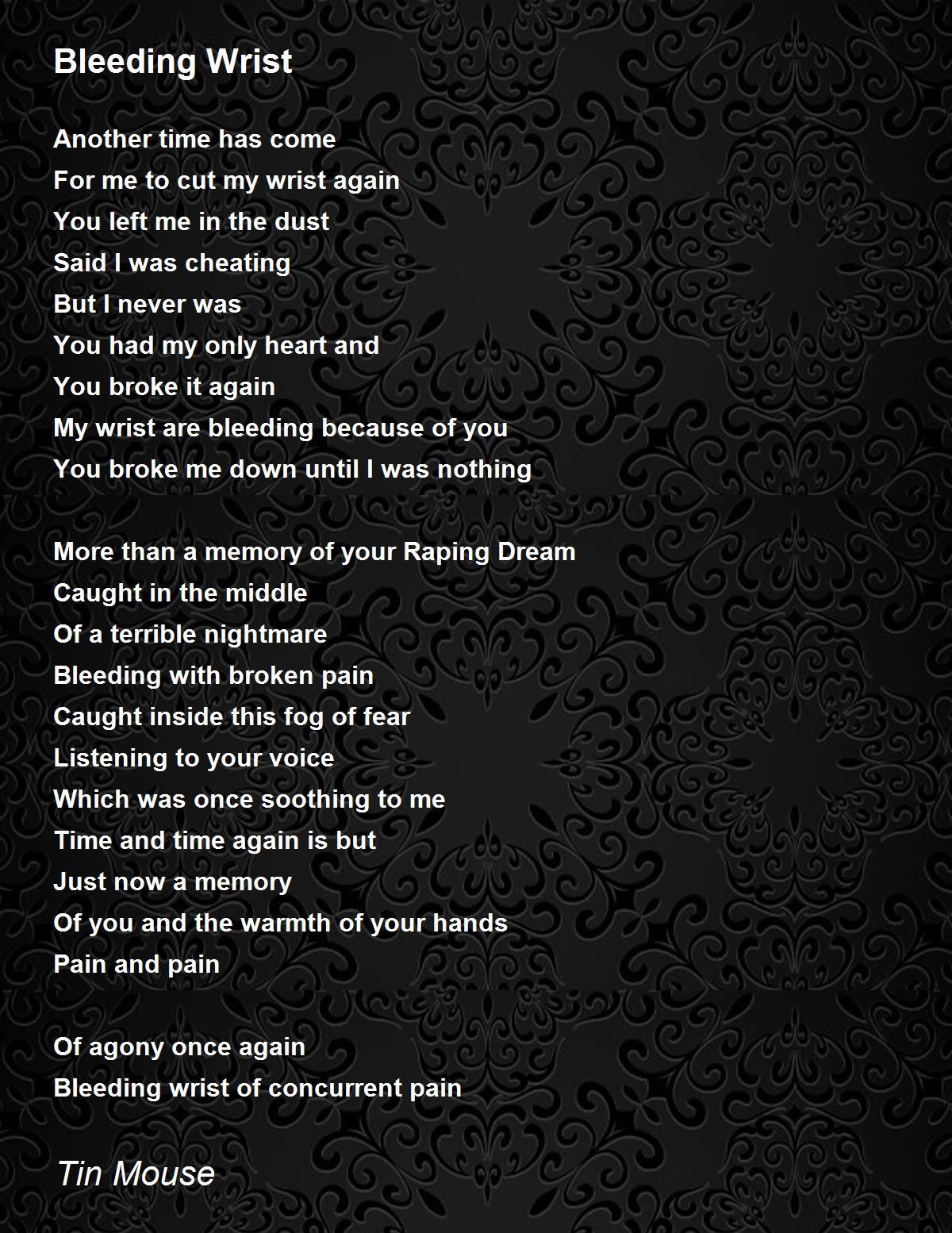 Bleeding Wrist Quotes