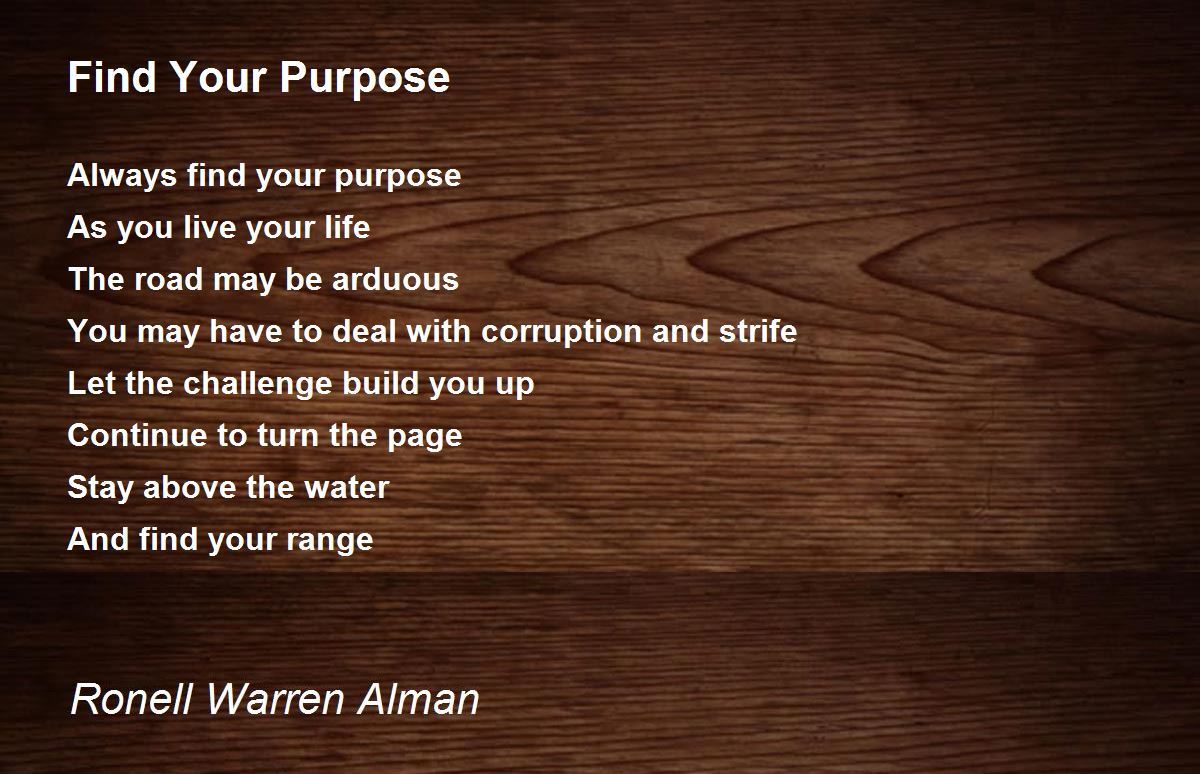 Find Your Purpose