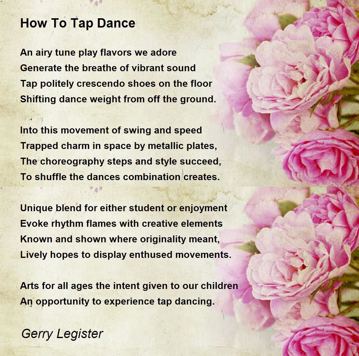 Dancing Shoes Poem at Declan Newling blog