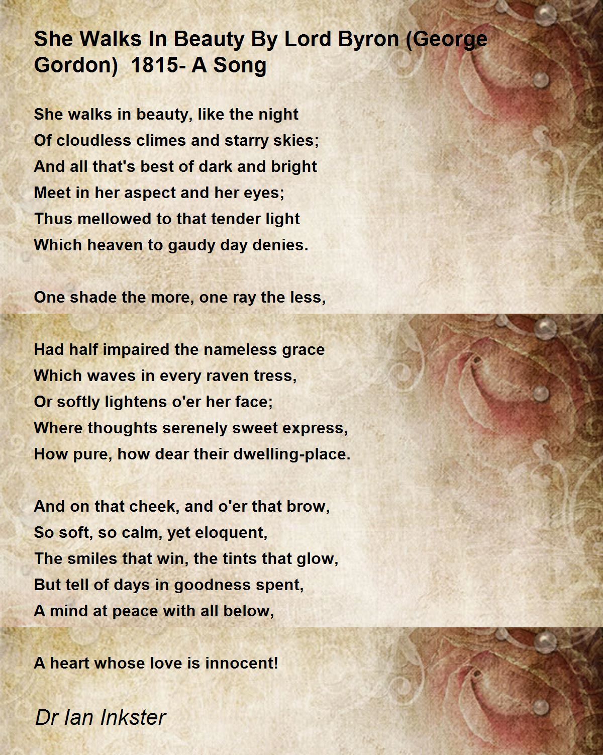 George Byron Poems