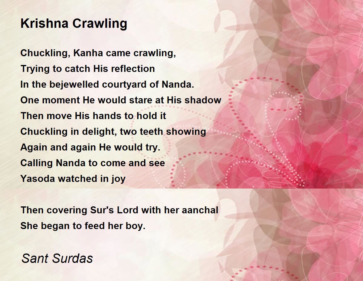 Krishna Crawling Poem by Sant Surdas - Poem Hunter