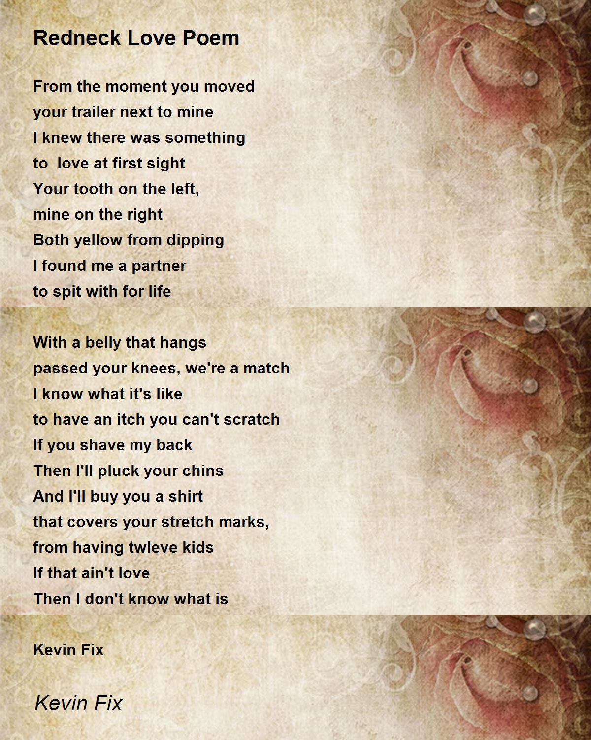 Redneck Funeral Poems