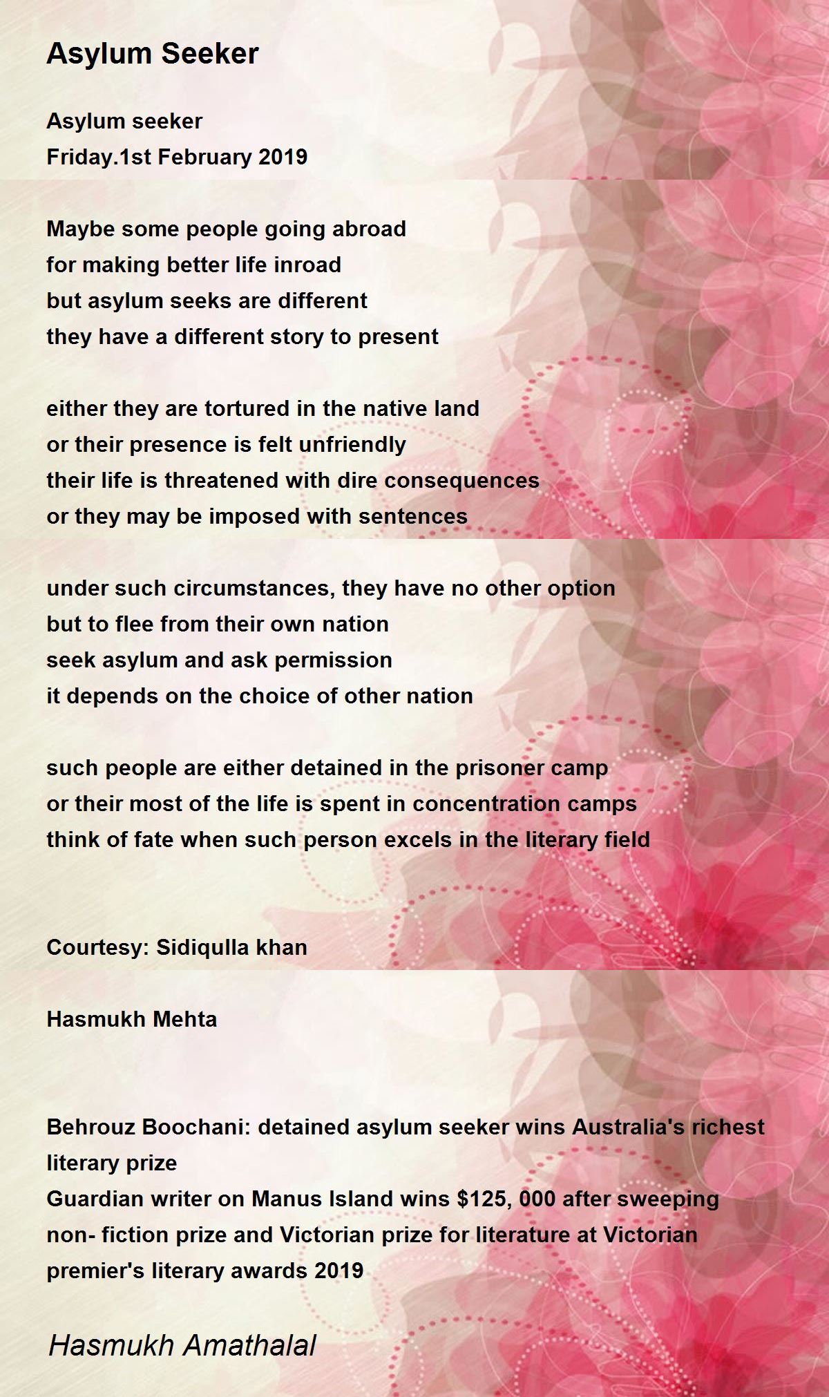 Seeking Asylum Quotes