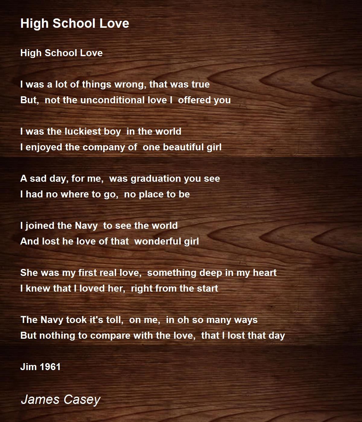 Love Quotes High School