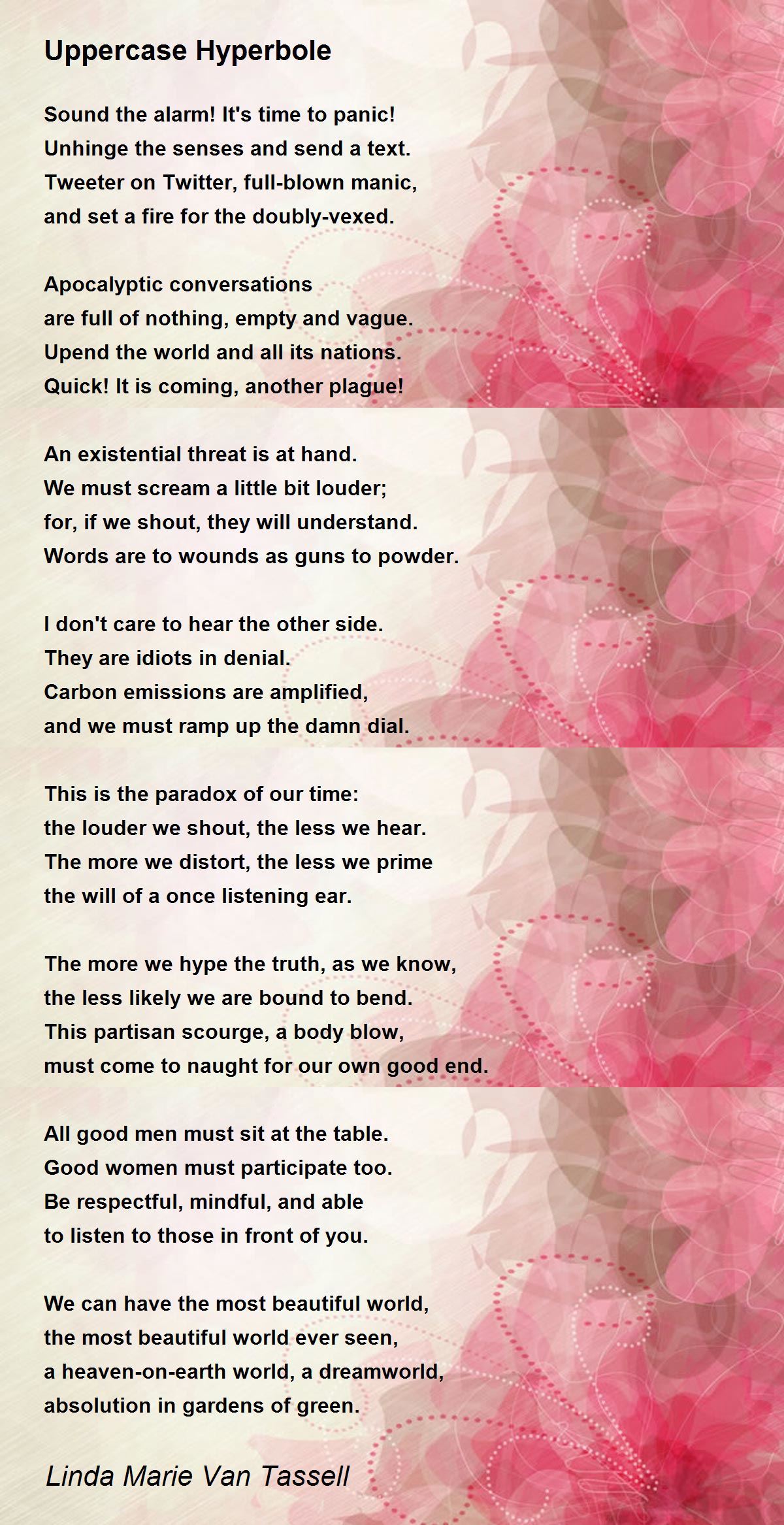 Poems With Hyperbole