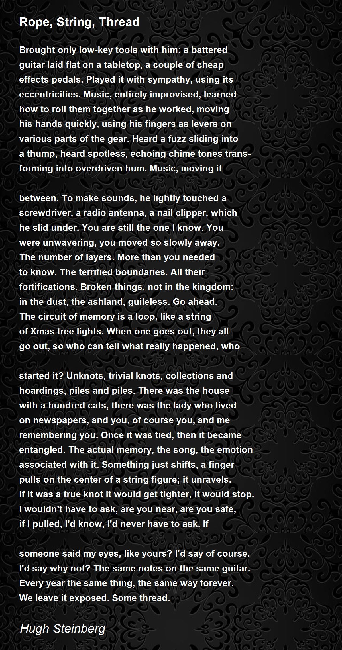 Has Anyone Ever Seen This Poem By Robert Frost We Know