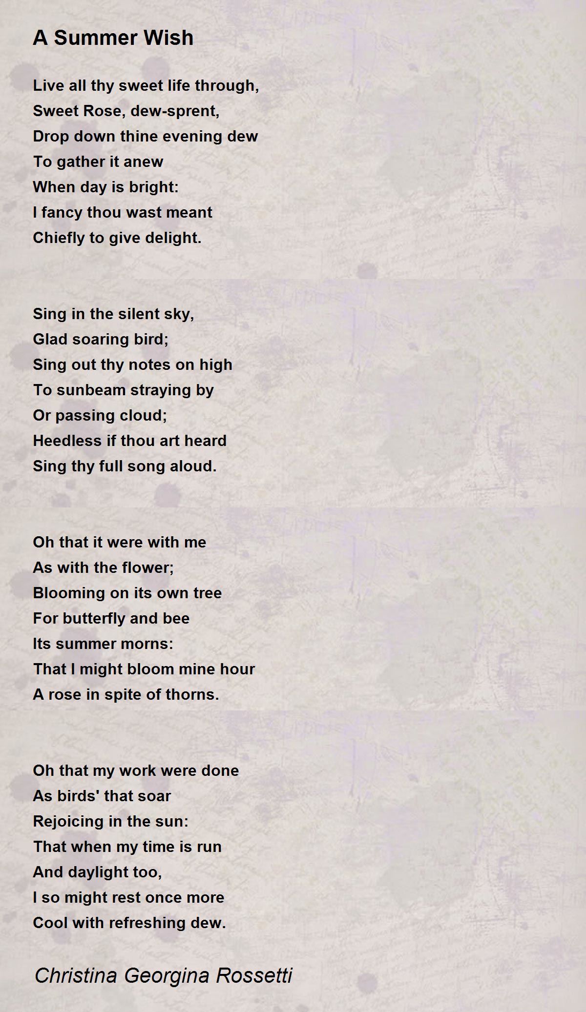 Sad Sonnets