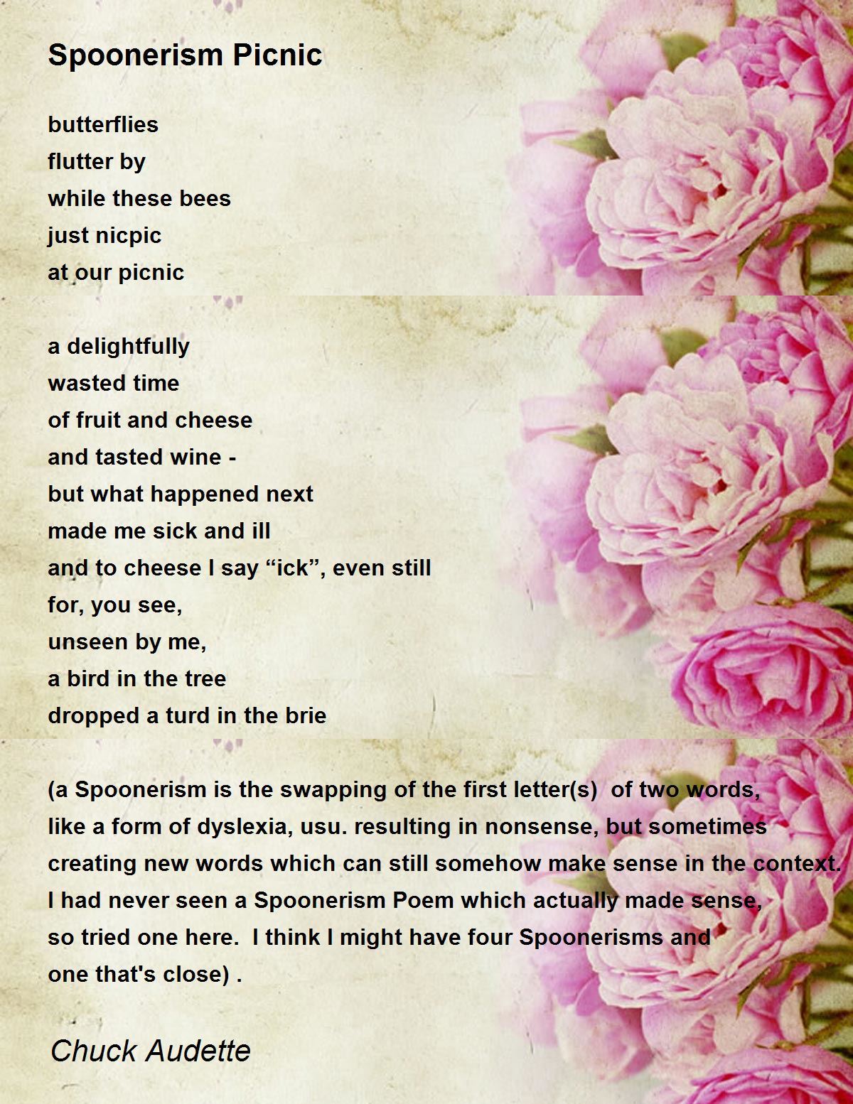 Spoonerism Poems - Poems For Spoonerism - Poem Hunter