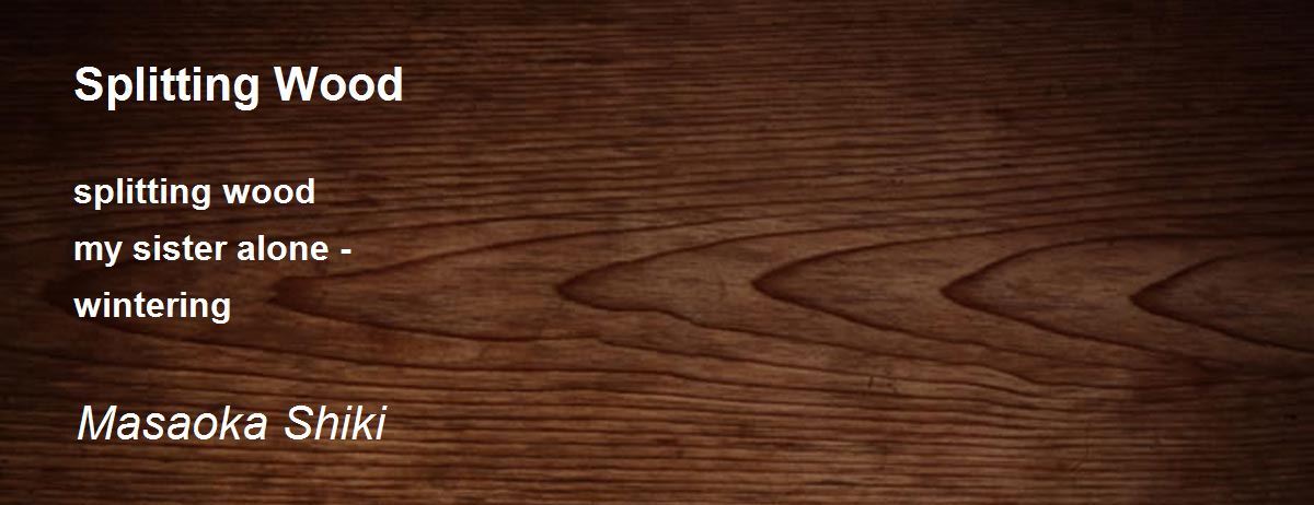 Splitting Wood Quotes