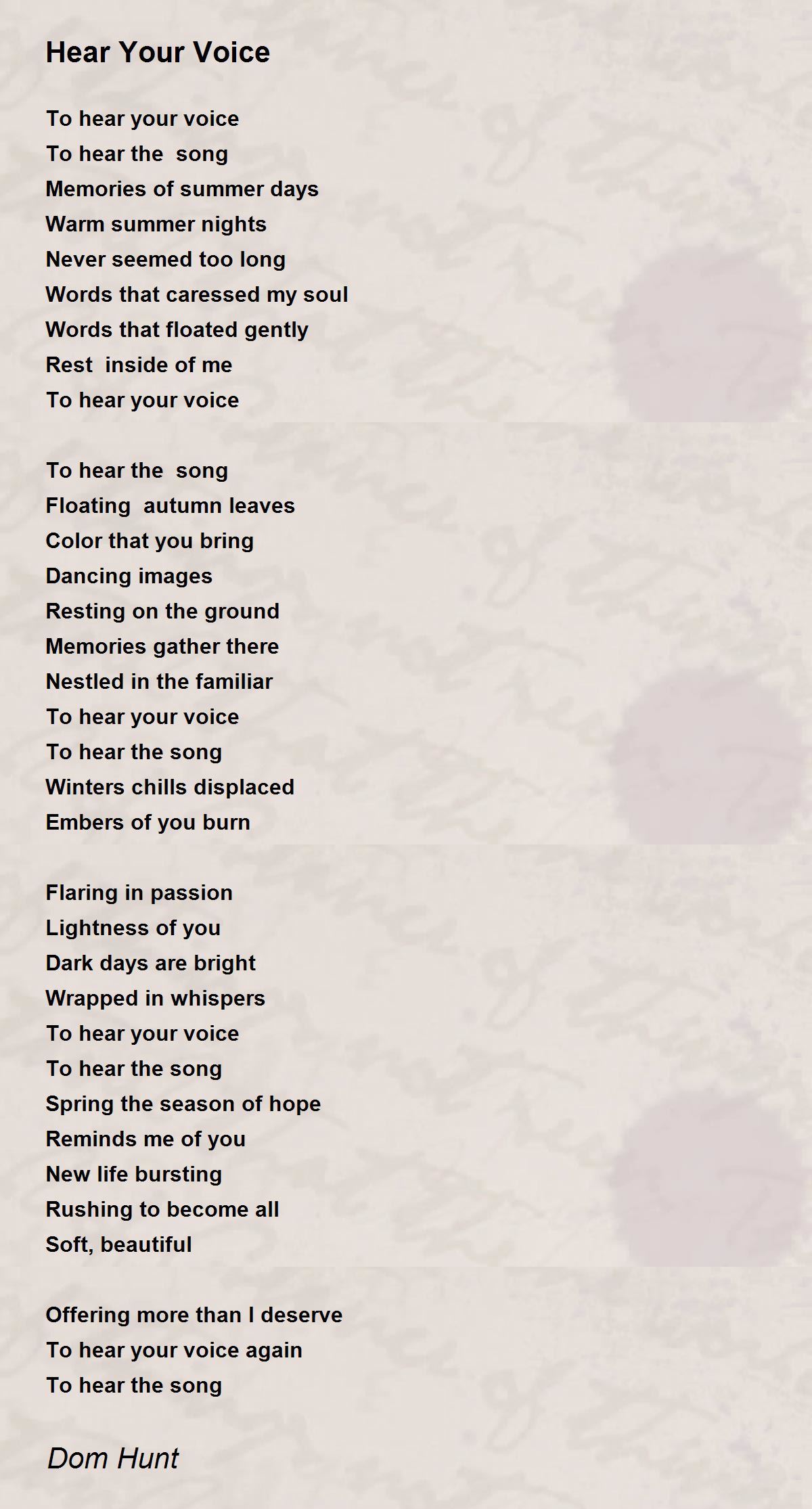 The Sound Of Her Voice Quotes