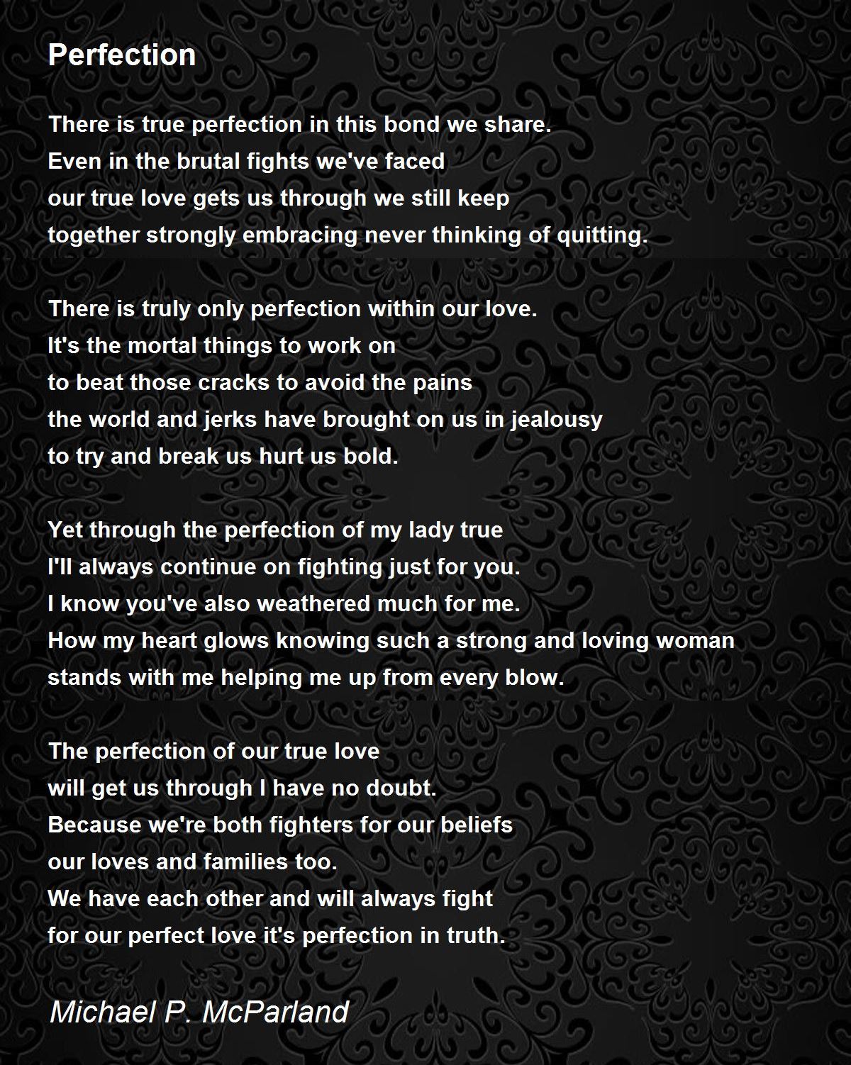 Greeting Cards Original Poetry Perfection Poem Universal Card Paper ...