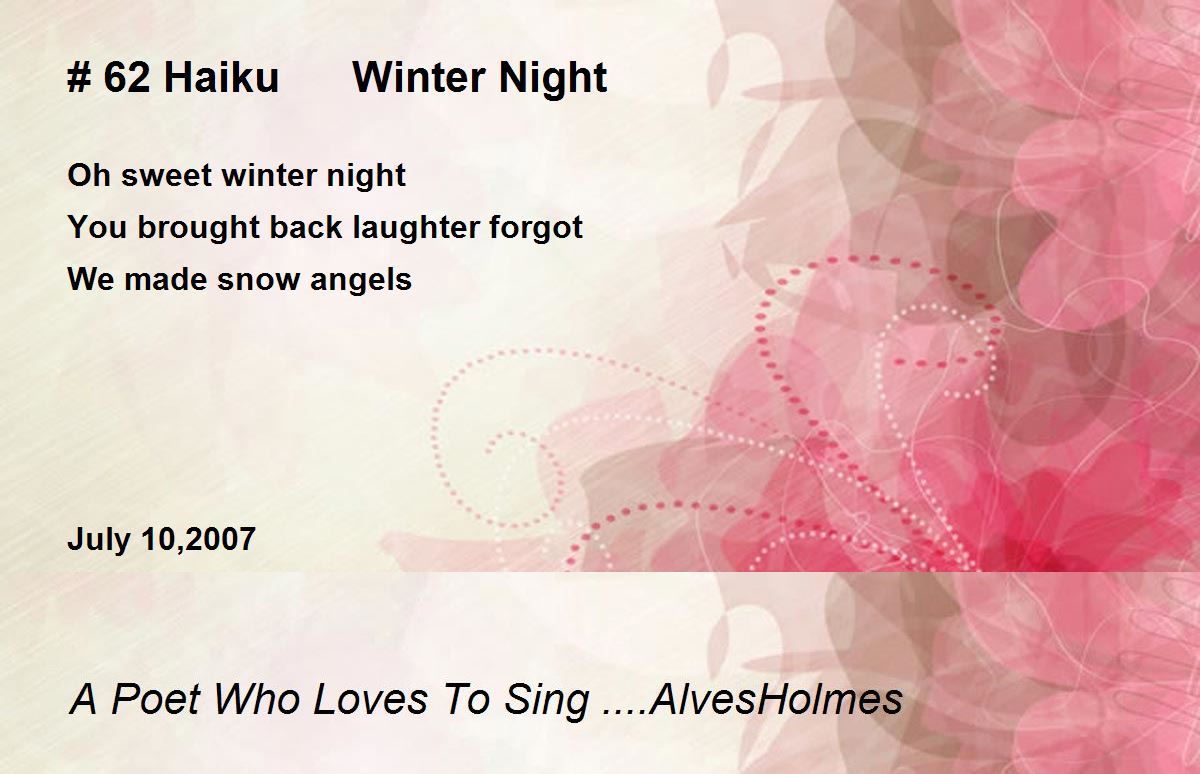 Haiku Poems About Winter