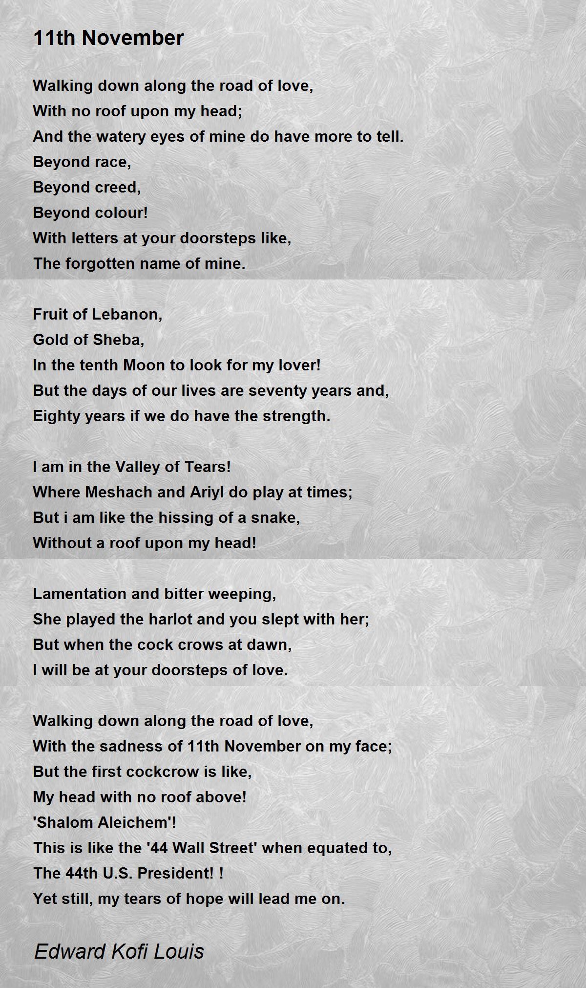 November 11th Quotes