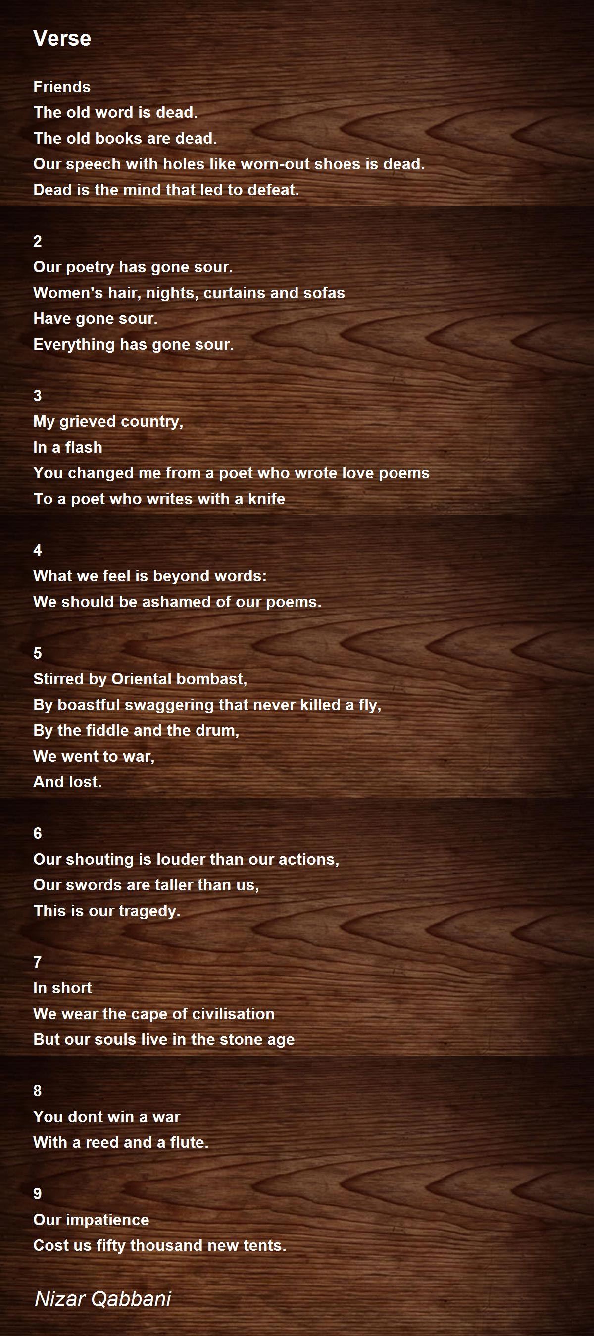 Nizar qabbani poems translated in english - crewpolre